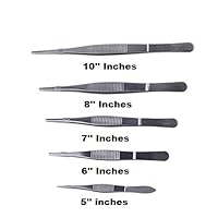 Forgesy Surgical Instrument Dissecting Forceps Plain Set Of 5 Piece ...