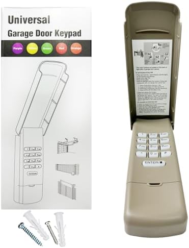 Universal Garage Door Opener Keypad for Liftmaster Chamberlain ...