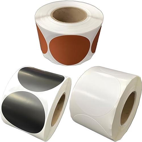 Amazon.com : Blue Orange Purple,1500 Labels,2 Inch Round Label Color ...