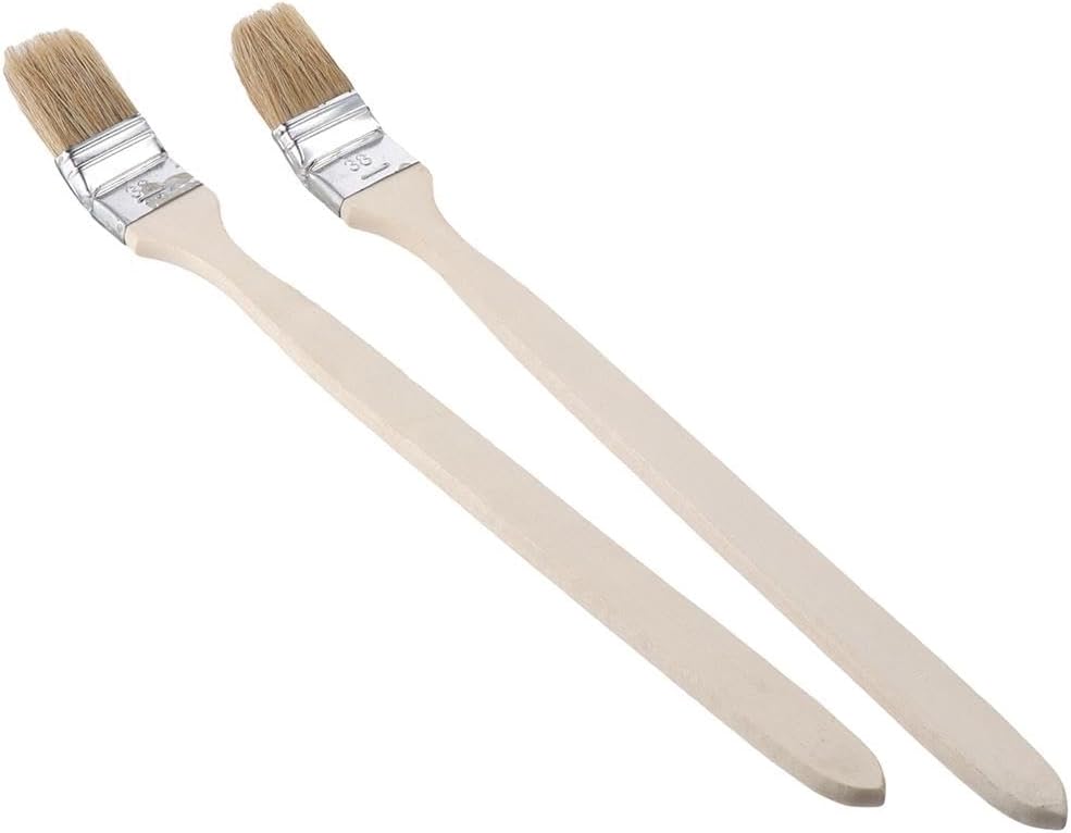 napkery 2Pcs Paint Brush Head Width 40mm/1.5 inch Long Wood Handle ...