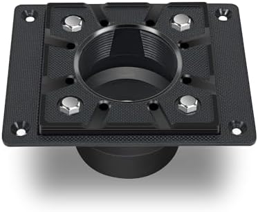 EXF Shower Drain Base Kit for 2 Inch and 3 Inch Waste Pipe, Rectangle ...