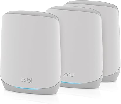 Amazon.com: NETGEAR Orbi Whole Home Tri-Band WiFi 6 Mesh Network System ...