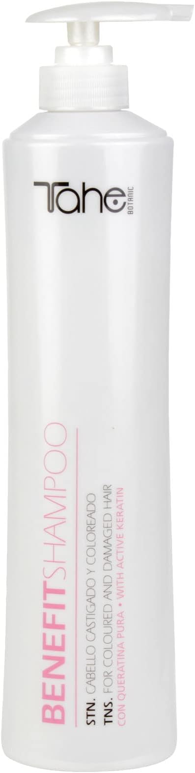 Amazon.com : Tahe Botanic Benefit Shampoo with Active Keratin for ...