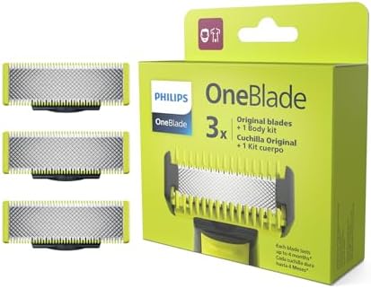 Amazon.com: Philips OneBlade Replacement Blades for Face/Body Kit ...