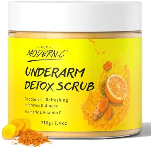 Amazon.com : Underarm Detox Scrub with Turmeric Vitamin C Dark Spot ...