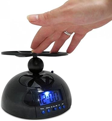 DIGIFLEX Flying Helicopter Novelty Alarm Clock Gadget: Amazon.co.uk ...