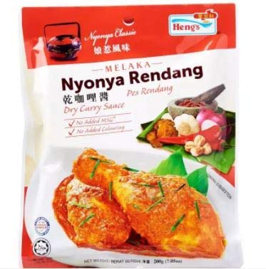 Hengs Nyonya Rendang Paste 200g Hengs Malacca Nyonya Rendang Sauce ...