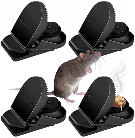 4X Trappola per Topi Professionale, Riutilizzabile Mouse Trap Trappole ...
