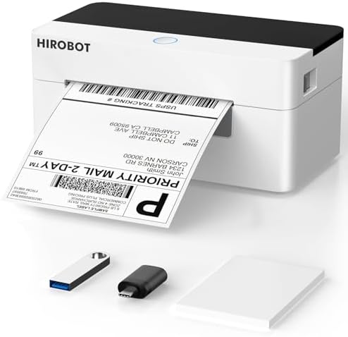 Helett® H30C USB Direct Thermal 4×6 Shipping Label Printer(Barcode ...
