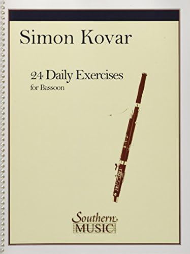 Amazon.com: Simon Kovar - 24 Daily Exercises for Bassoon | Sheet Music ...