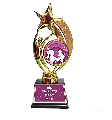 Tuelip World's Best Mom Trophy I Birthday Gift I Gift for Mom I, New ...
