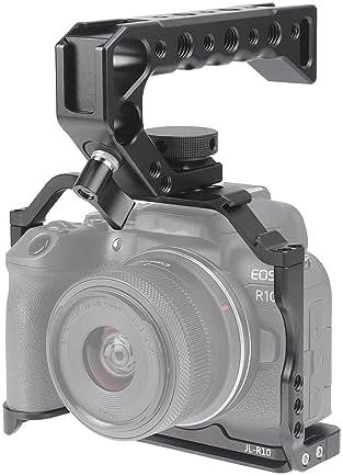 Amazon.com : FocusFoto Camera Cage with Top Handle Grip Kit for Canon ...