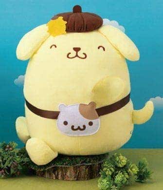Amazon.co.jp: Pompompurin with pochette look big plush / B: Smiling ...