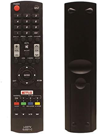 Amazon.com: GJ221-C Remote Control for Sharp LCD/LED TV LC32LE653U LC40LE653U LC43LE653U LC ...