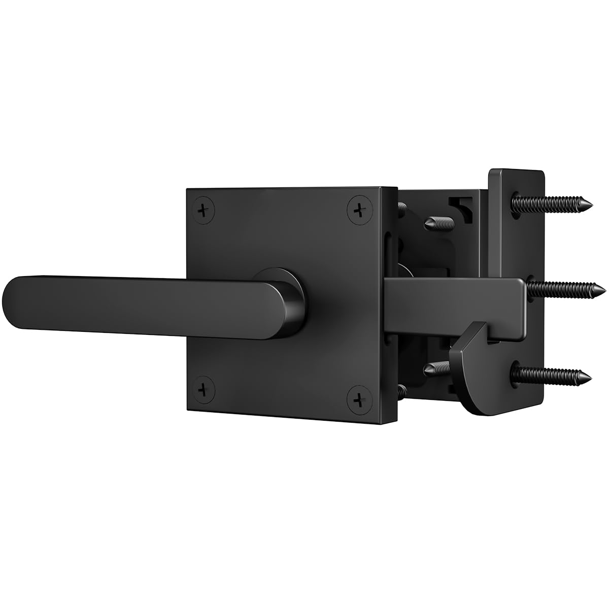 Amazon.com: WEWORTH Double Side Gate Latch, Heavy Duty Swinging Door ...