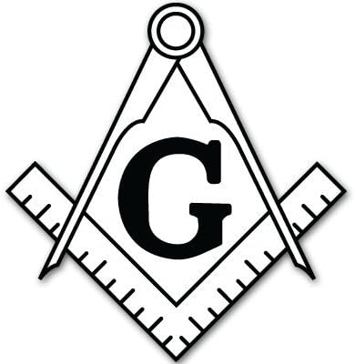 Amazon.com - Freemasonry Masonic Symbol bumper sticker decal 3" x 5"