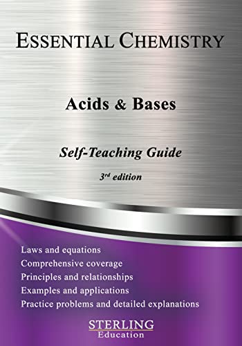 Amazon.com: Acids & Bases: Essential Chemistry Self-Teaching Guide ...
