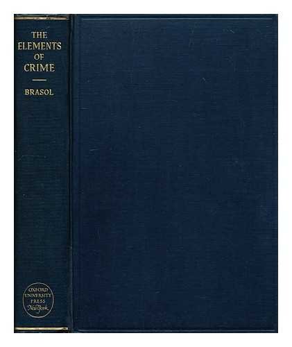 The elements of crime : (psycho-social interpretation): Brasol, Boris ...