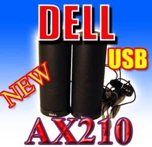 Amazon.com: NEW DELL AX210 MULTIMEDIA USB POWERED SPEAKERS : Electronics