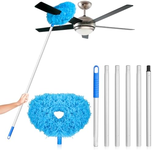 Amazon.com: Wlich Ceiling Fan Cleaner Duster,Reusable Ceiling Fan Blade ...