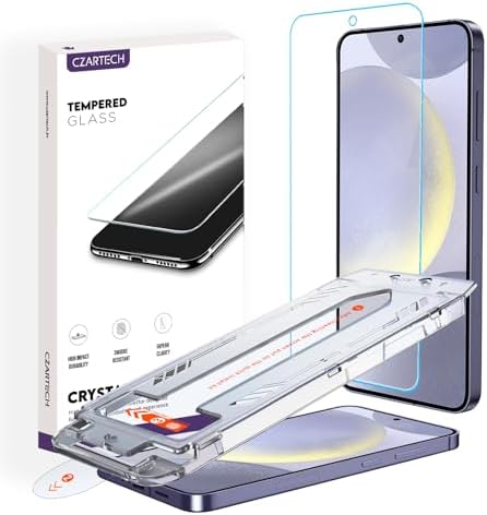 CZARTECH [Auto-Align] Tempered Glass Screen Protector + Applicator For ...