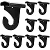 Amazon.com: LifCratms 25 Pairs Drop Ceiling Hooks, Black Metal T-Bar ...