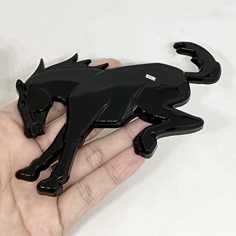 Dhe Best Car Red Metal Material Tailgate Horse Emblem Decals Stickers ...