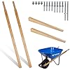 Amazon.com: BHROWL Wheelbarrow Handles Replacement Kit – 2 Heavy-Duty ...