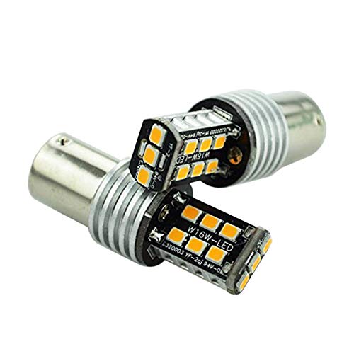 ELECTROPRIME Bright Amber Orange 15 Smd Led 283 P21/5w 1156 Turn Signal ...