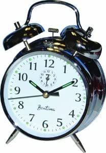 Acctim Bell Alarm Clock - Acctim keywound saxon bell alarm clock chrome ...