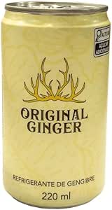Original Ginger Refrigerante de Gengibre, Pack com 6 Latas, 220ml ...