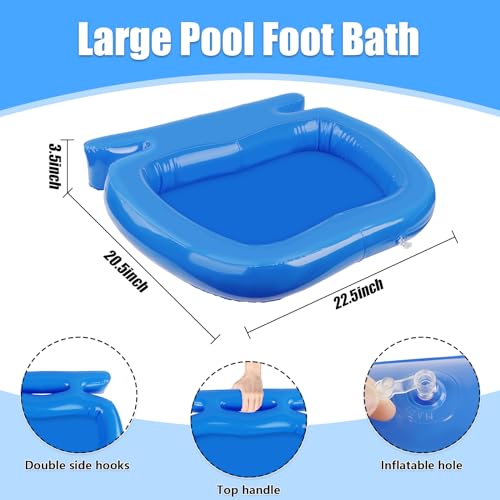 Snapklik.com : Pool Foot Bath, Inflatable Pool Foot Wash Tray For Pool ...