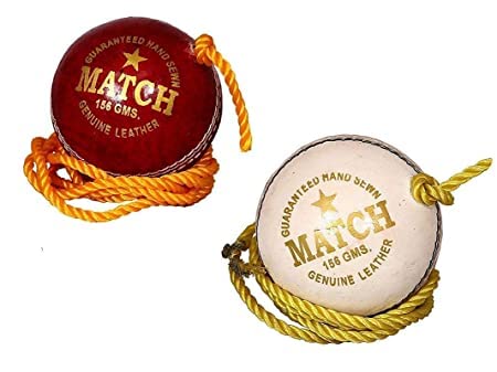 Benstar Leather Cricket Hanging Ball for Practice and Bat Knocking with ...