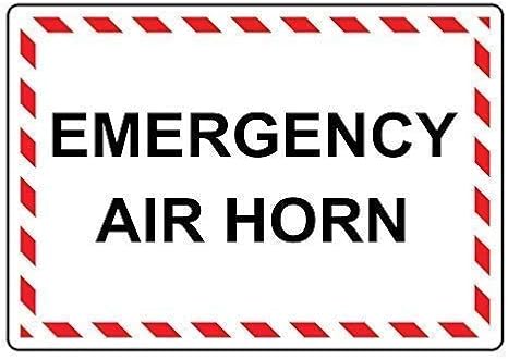 Amazon.com: Vincenicy Metal Sign Great Aluminum Tin Sign Emergency Air ...