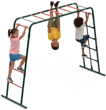 Amazon.com: Plum Metal Monkey Bars Climbing Frame, Playground Sets for ...