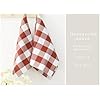 Amazon.com: PurpleEssences Rust 100% Cotton Waffle Weave Check Plaid ...