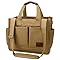 Amazon.com: KKXIU Large Canvas Tote Bag for Women with Zipper and Compartments Crossbody Work ...