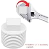 Amazon.com: 20 Pack 3/4" PVC SCH40 Male Threaded Pipe End Cap Adaptor ...