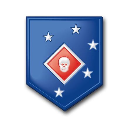 Black & White MARSOC Skull and Stars Logo Sticker (ops Insignia Emblem ...