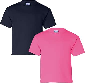 Amazon.com: Gildan Youth Ultra Cotton T-Shirt, Style G2000B, 2-Pack ...