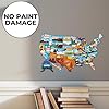 Amazon.com - RV State Map Sticker | 17"x11" USA Travel Map for RV ...
