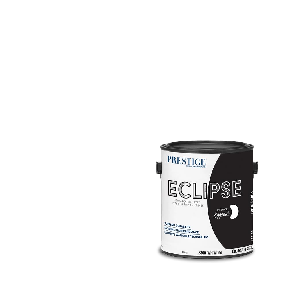 PRESTIGE Paints Eclipse Interior Eggshell Paint and Primer in One, 1 ...