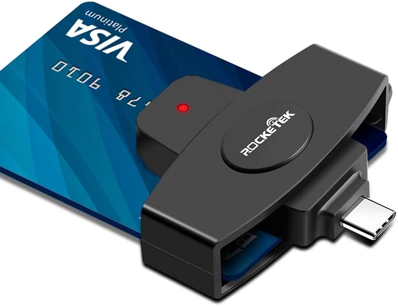 Amazon.com: Recbot CAC Reader USB C, CAC Reader Military, DOD Military ...