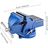 HYCHIKA Bench Vice 6 Inch 150 mm, 360° Swivel Table Vice Clamp, Heavy ...