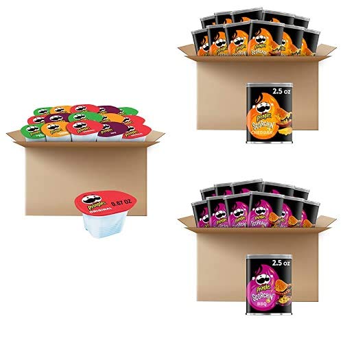 Buy Pringles Snack Pack Care Package, Pringles Potato Crisps Chips ...