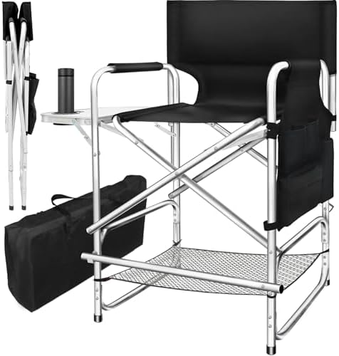 Amazon.com: AQNIEGEP Makeup Chair for Makeup Artist 41" Tall Folding ...