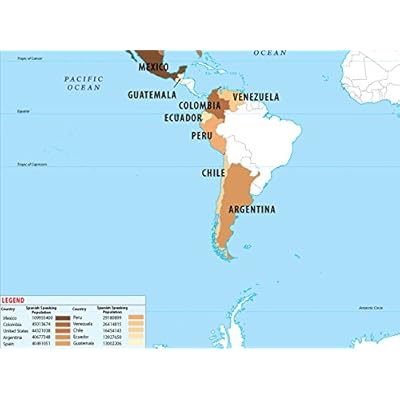 Spanish Speaking Countries Map