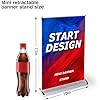 Amazon.com: ZORUMOI Custom Mini Retractable Banner Stand Customizable ...