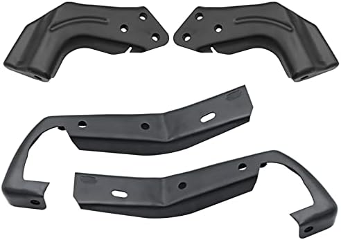 Amazon.com: Set of 4 Front Bumper Brace Brackets Left Right Side ...