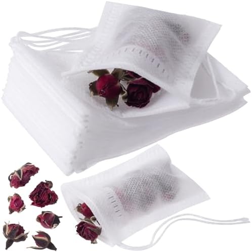 Amazon.com: Joez Wonderful 100 Pack Disposable Drawstring Tea Filter ...